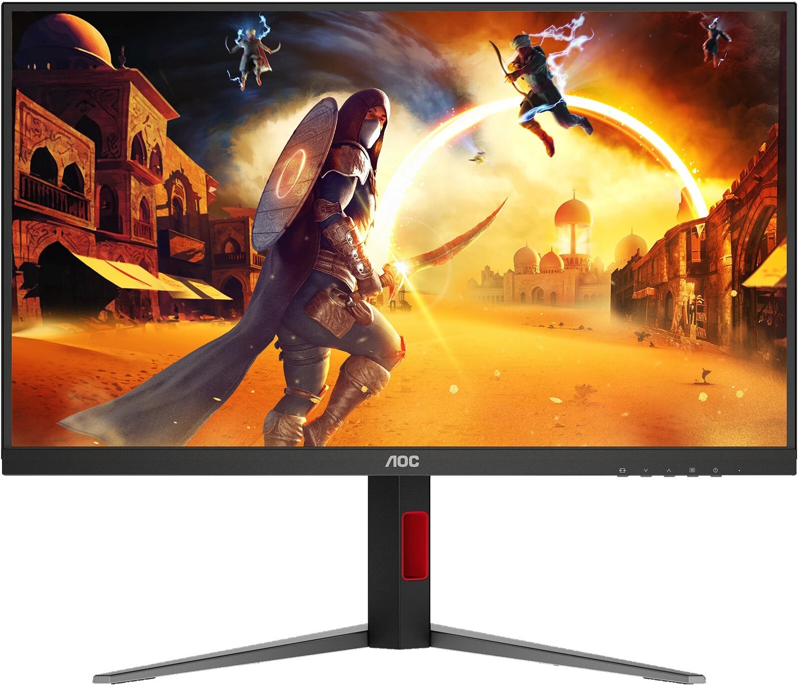 Монитор AOC 25" Q25G4SR, IPS, 2560x1440, 300Hz, 0.3 ms, 450 cd/m, 2*HDMI, DP, черный