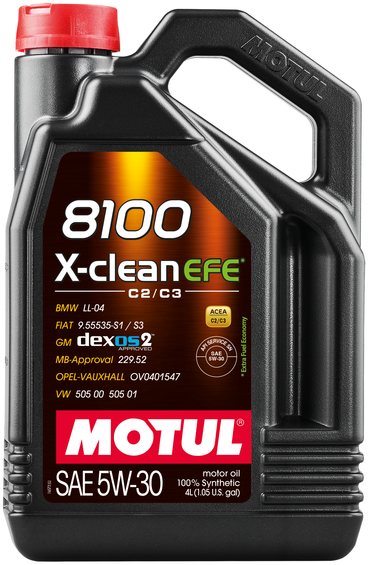 Масло моторное синтетическое MOTUL 8100 X-clean EFE 5W30 4 л 109171