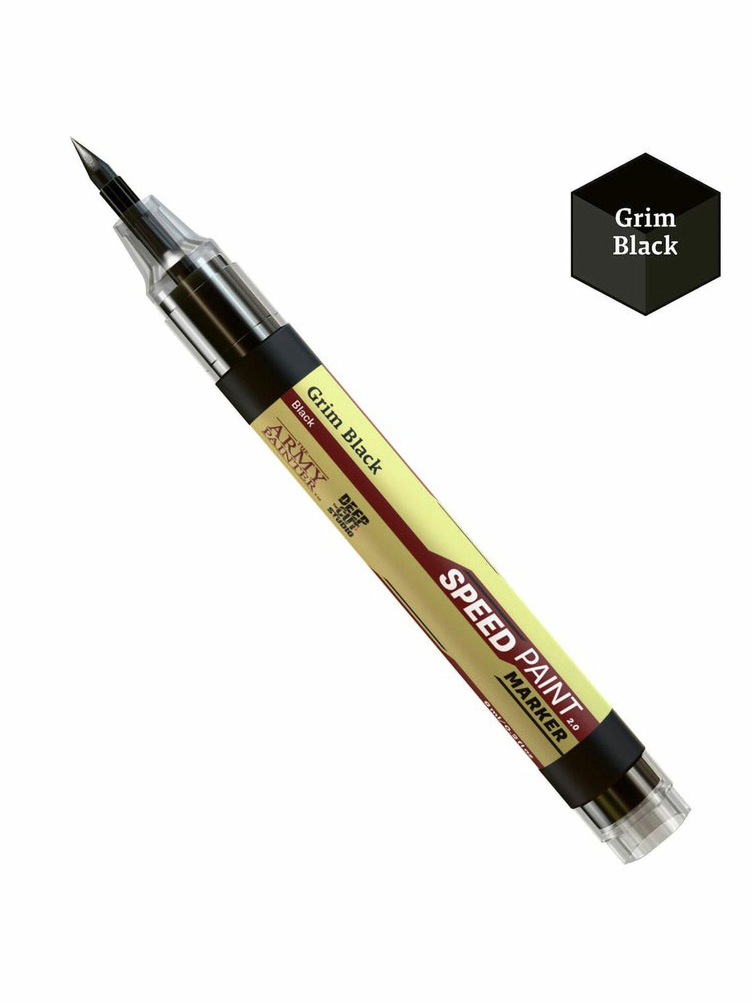 Акриловый маркер Army Painter Speedpaint Marker: Grim Black SM1020 для миниатюр и рисования