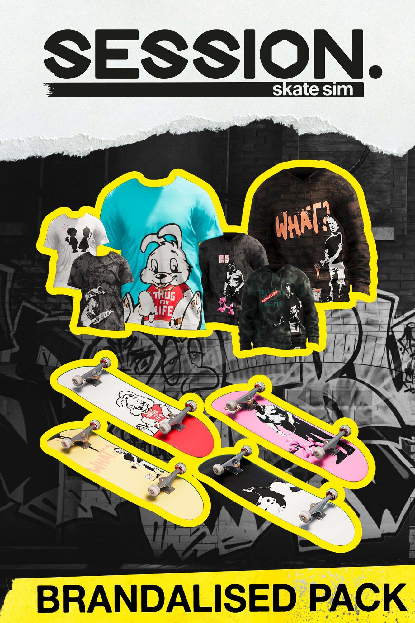 Session: Skate Sim Brandalised® Pack — Brandalised Pack — дополнение (DLC) для Xbox / Microsoft Store · Xbox One, Xbox Series X|S · цифровой ключ · нужна базовая игра