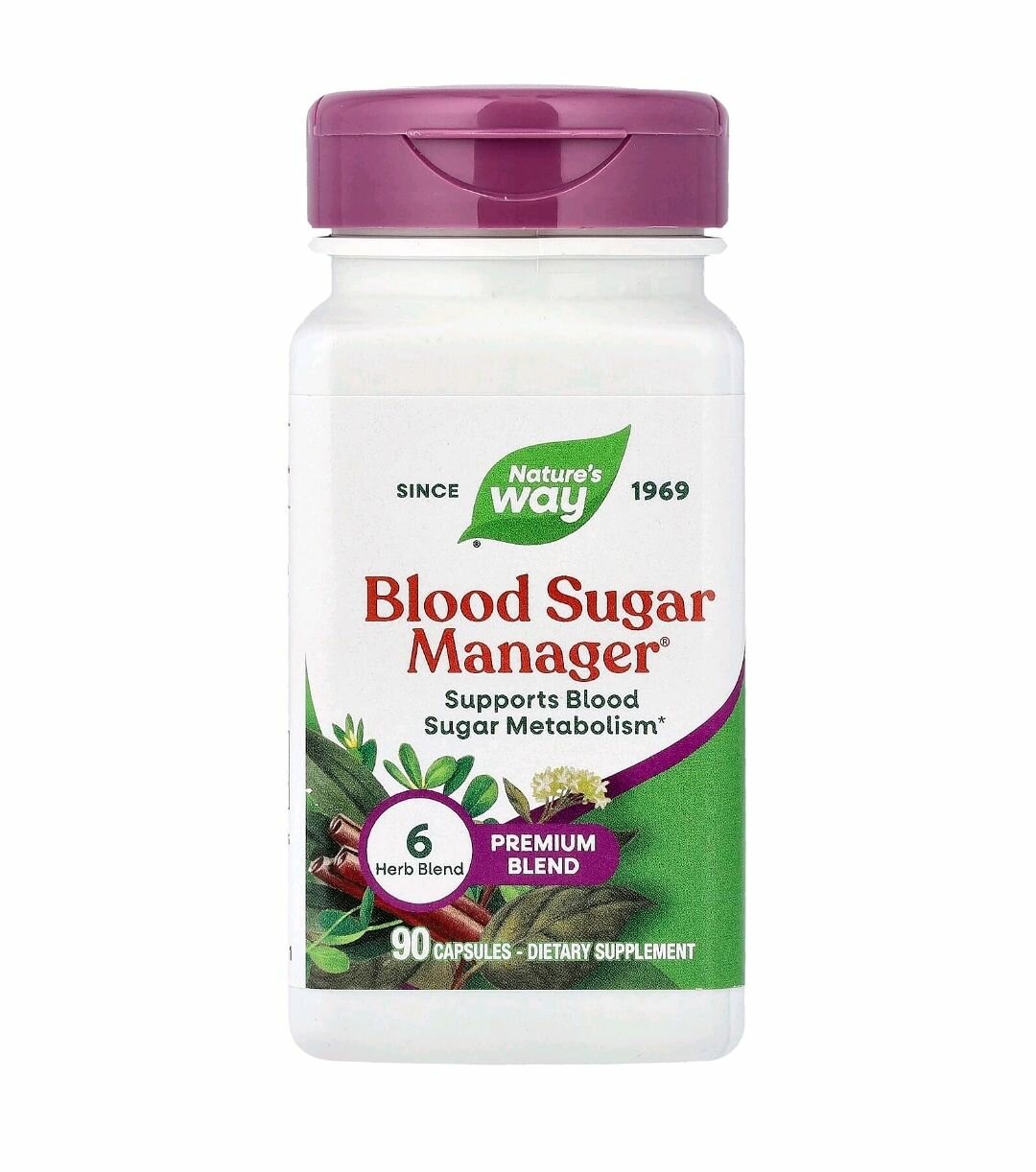 Комплекс для контроля сахара, Blood Sugar Support, 90 капсул — фото 1