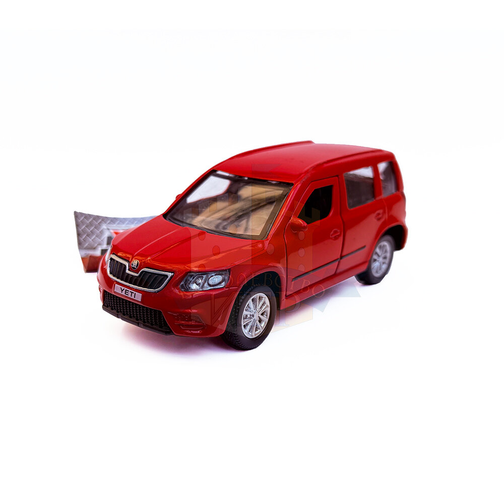 Машинка Технопарк Skoda Yeti, красный, арт. CRETAYETI-12DB12-MIX