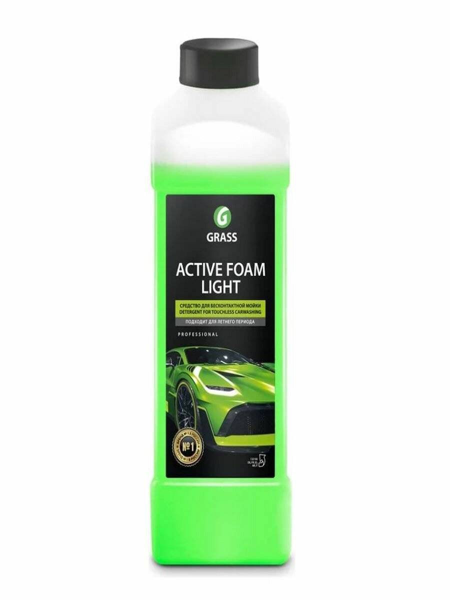 Автошампунь для бесконтактной мойки "Активная пена. Active Foam Light" 1 л, Grass 132100