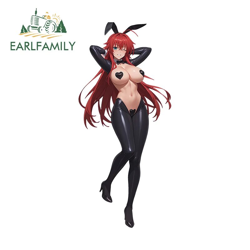 EARLFAMILY Rias Gremory Bunny Girl, 13cm наклейка