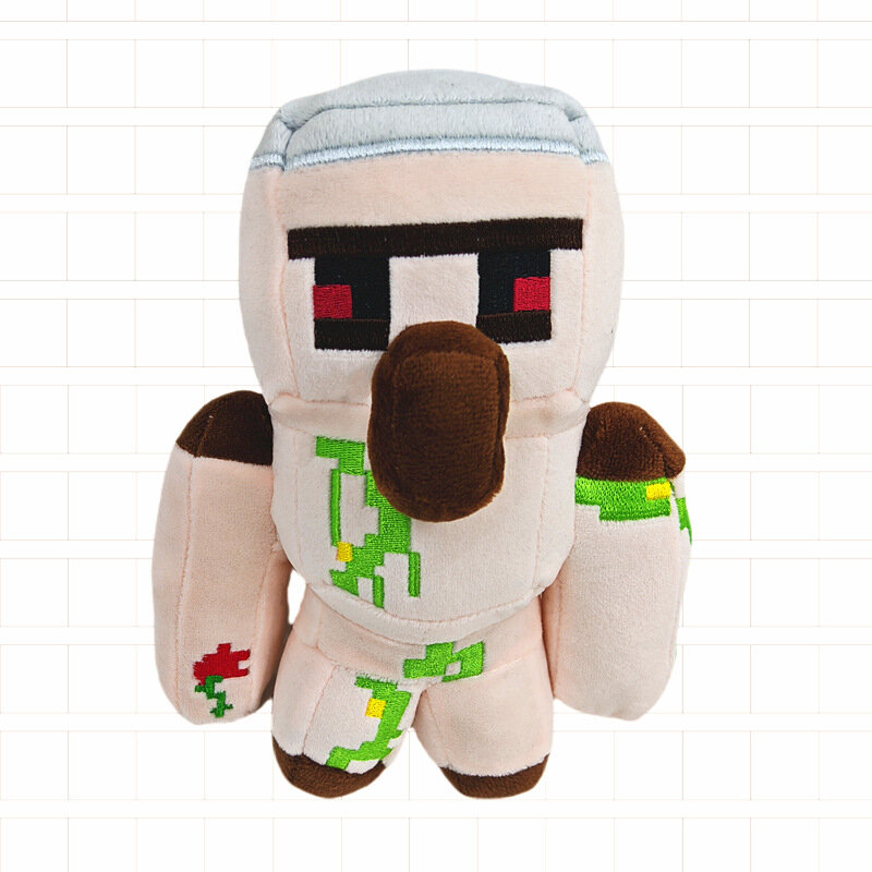 Мягкая игрушка большой плюшевый Волк из Майнкрафт Wolf Minecraft 25 см