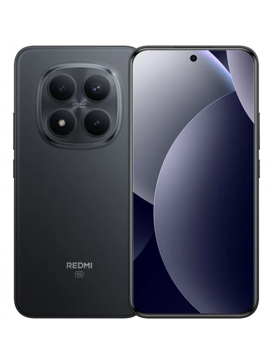 Смартфон Xiaomi Redmi Note 15 Pro+ 5G 8/256GB, черный (Ростест)