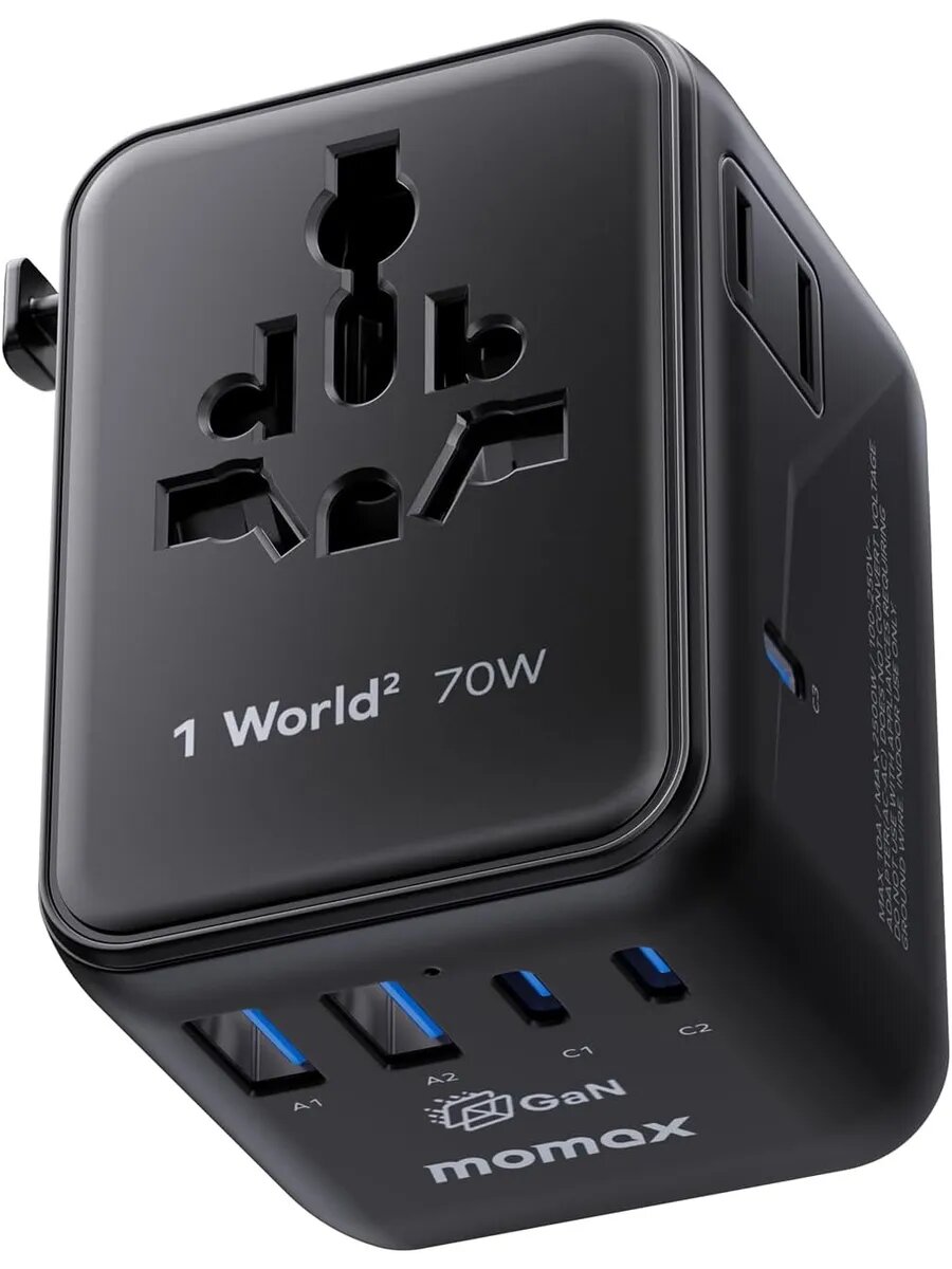 Зарядное устройство Momax "Travel Adapter", USB Power Delivery, 70 W