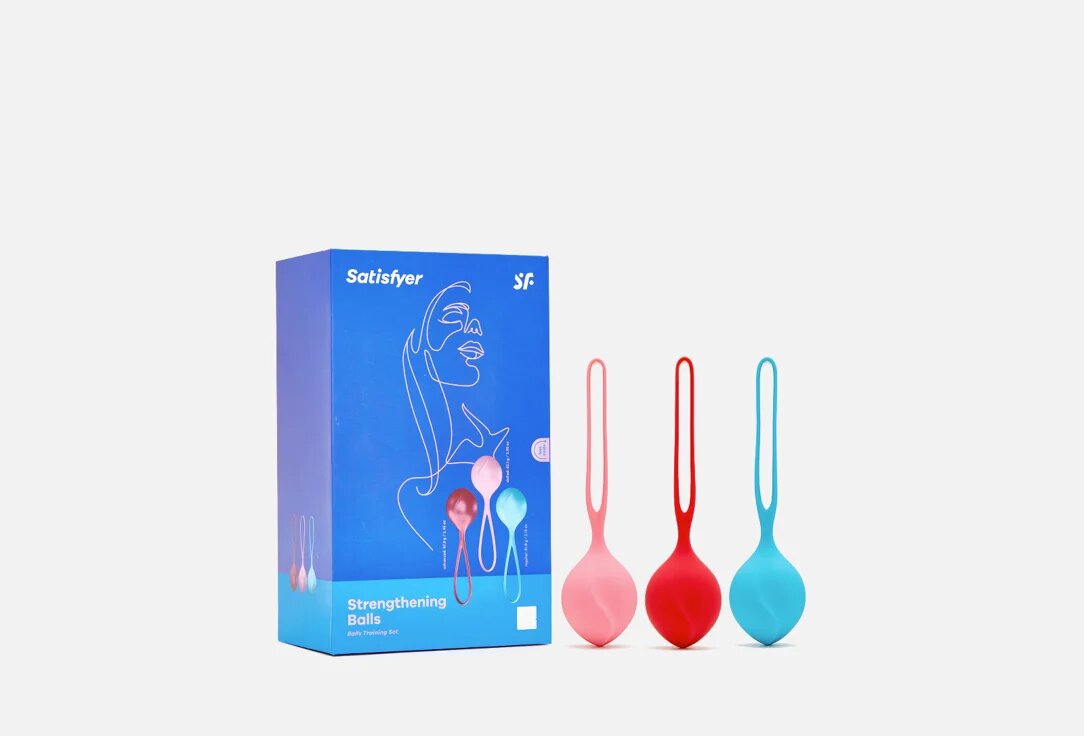 Satisfyer Classic Single Vaginal Balls Satisfyer Balls Шарики вагинальные одинарные классические 3 шт