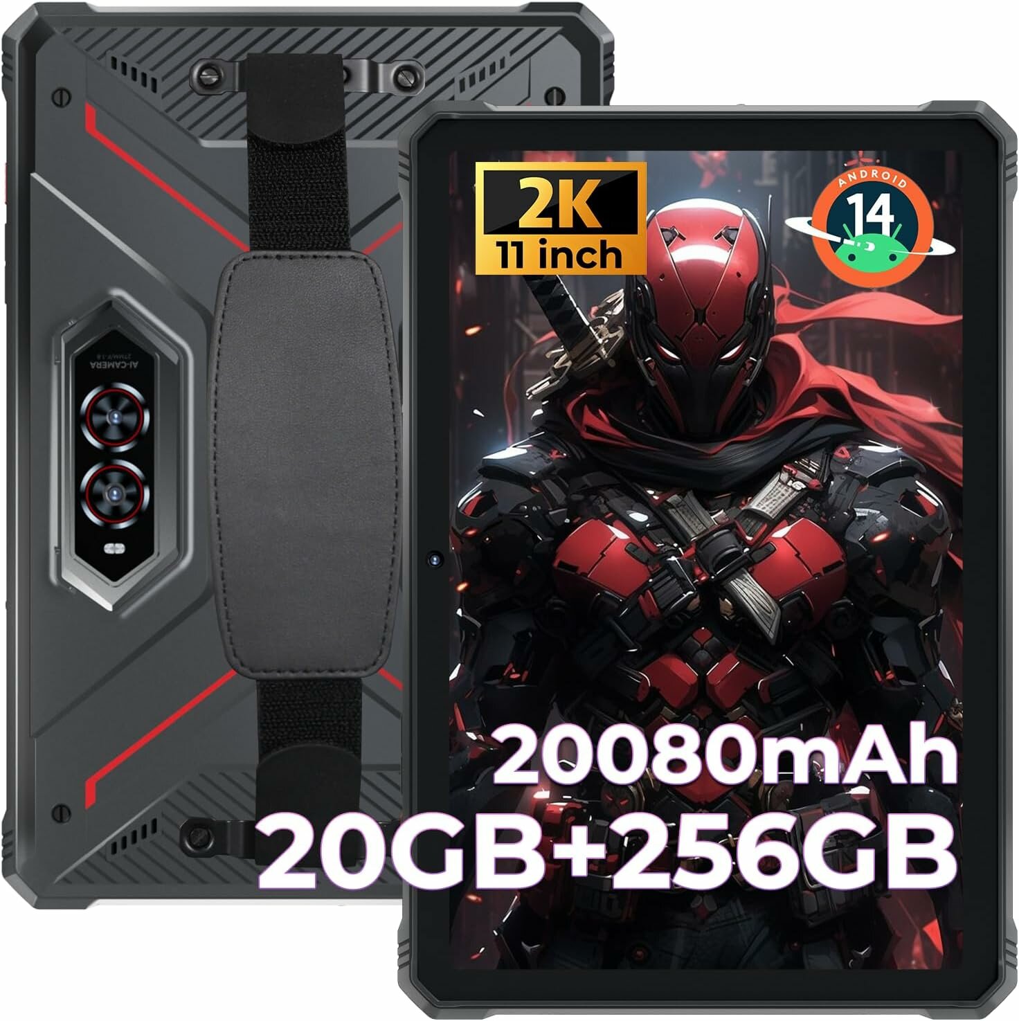 HOTWAV R9 Pro — защищенный планшет, 11 дюймов, 20080 мАч, 20 (6+14) ГБ, 256 ГБ