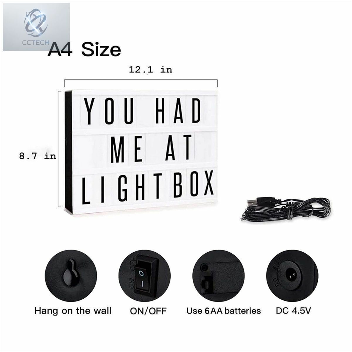 K2 Cinema Lightbox Персонализированная неоновая вывеска, светодиодный лайтбокс теплого белого света, с буквами, цифрами и символами OXY2