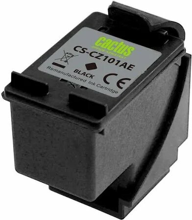 Картридж струйный Cactus CS-CZ101AE № 650 черный (18мл) для HP 1015/1515/1516/2515/2545/2546/2645/35