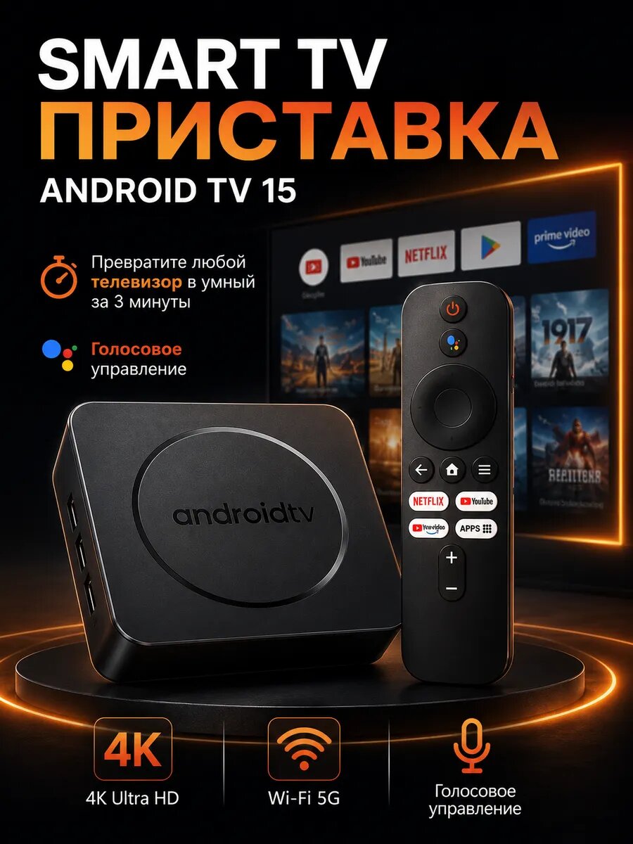 Cмарт приставка для телевизора с wifi