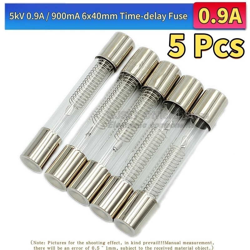 Набор предохранителей для микроволновок QJSET 5 шт. 0.9A 900ma 5pcs