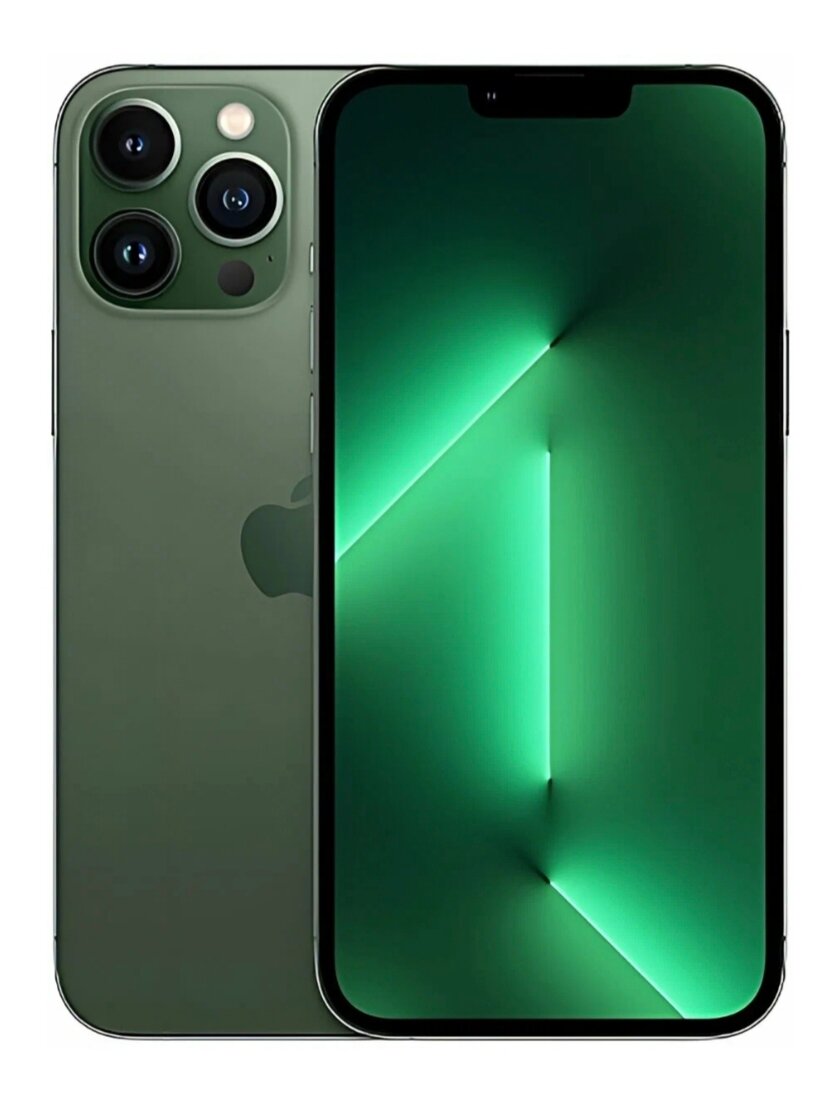 Смартфон Apple iPhone 13 Pro Max 512 ГБ, Dual: 2 nano‑SIM, зеленый, Глобальная версия без RuStore.