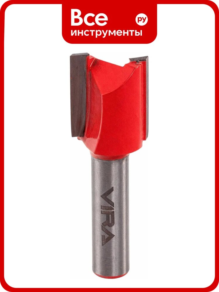 Фреза пазовая прямая 16 х 19 мм хвостовик 8 мм VIRA L 553304