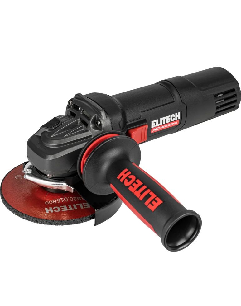 Болгарка, угловая шлифовальная машина УШМ ELITECH HD AG1012 (E2213.047.00) (ф125мм, 1010Вт, 11000об/мин, плавный пуск)