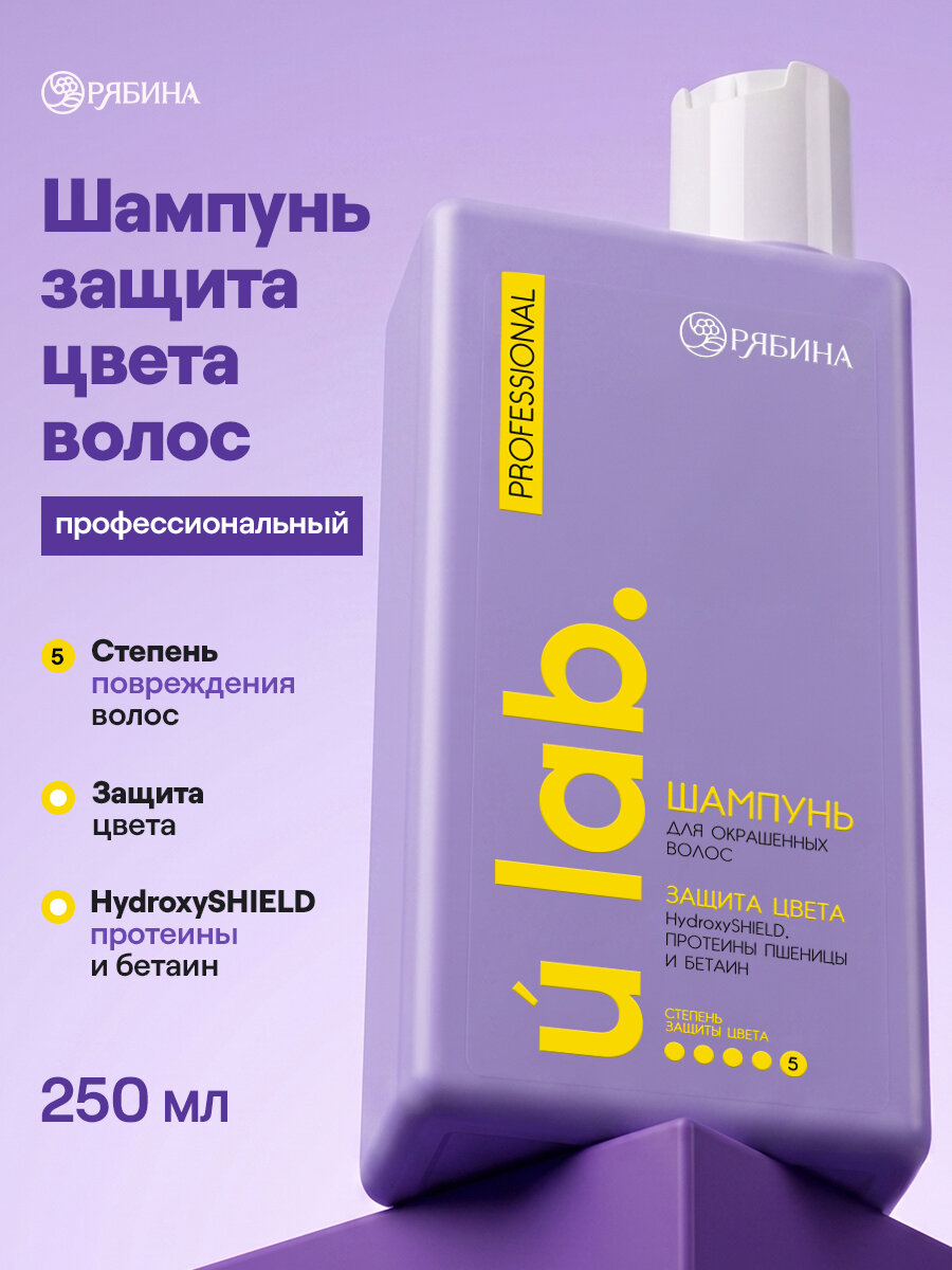 Профессиональный шампунь женский, для окрашенных волос с активным комплексом и скваланом, 250 мл