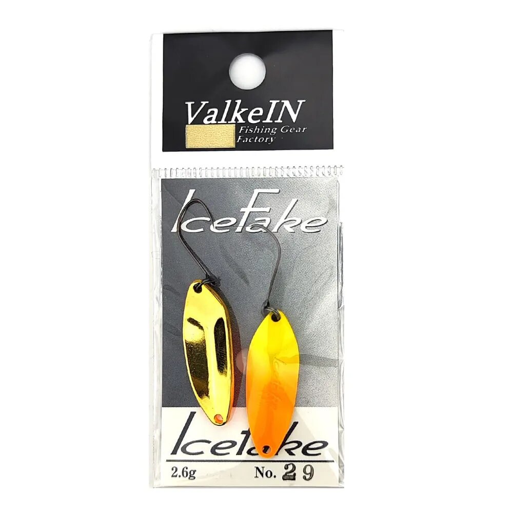 Блесна ValkeIN Ice Fake 2.6g, Color 7, Orange