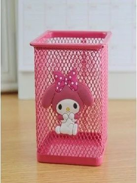 Держатель для ручек Sanrio Hello Kitty, Kuromi, Cinnamoroll, органайзер для рабочего стола для детей и школьников, декор интерьера, подарок на день рождения держатель для ручек органайзер для рабочего стола декор интерьера подарок на день р