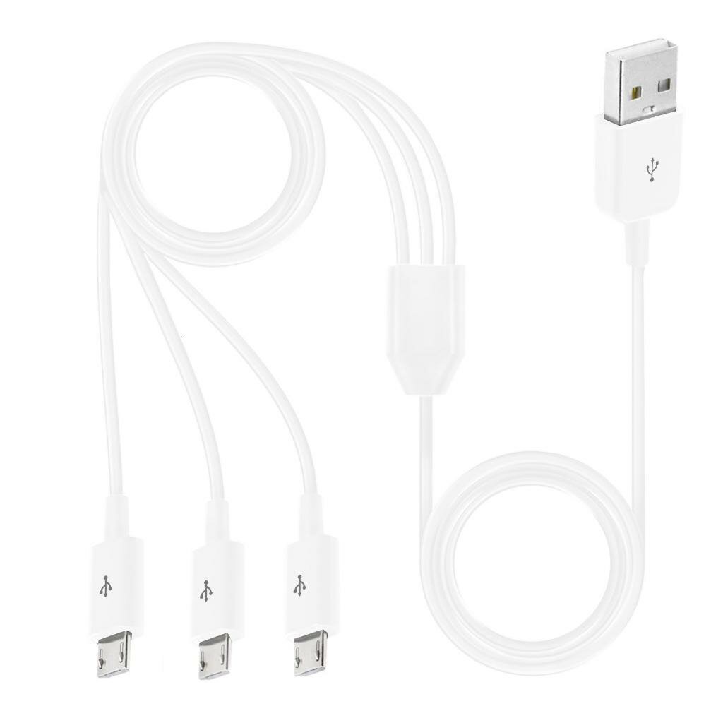 Микро-USB сплиттер-кабель, Белый