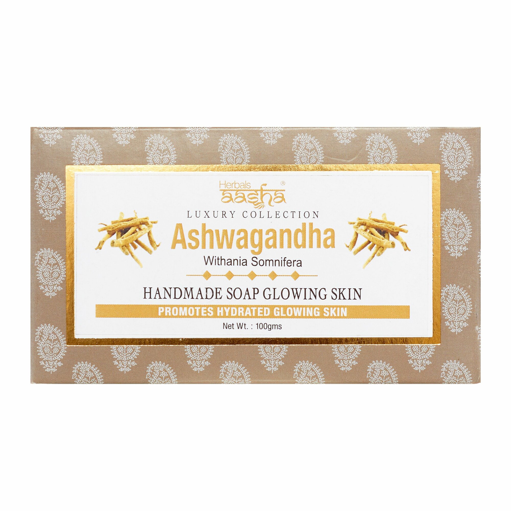 AASHA HERBALS Handmade Ashwagandha Soap Мыло Ашвагандха ручной работы 100г