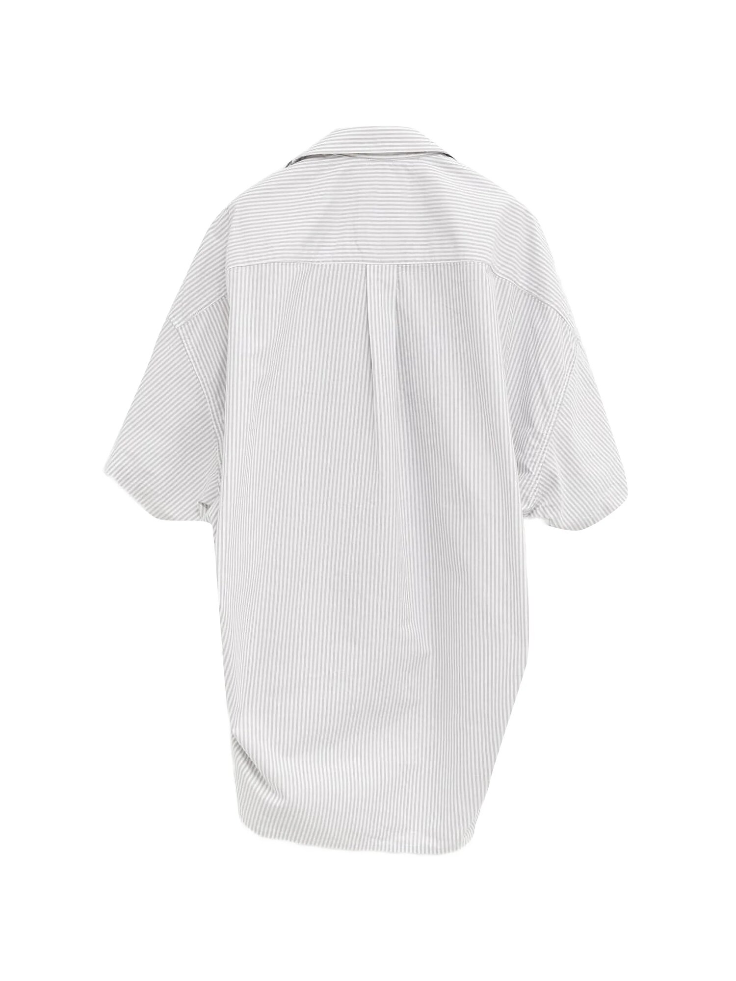 Рубашка MAISON MIHARA YASUHIRO Layered checked shirt, размер 46, white — фото 1