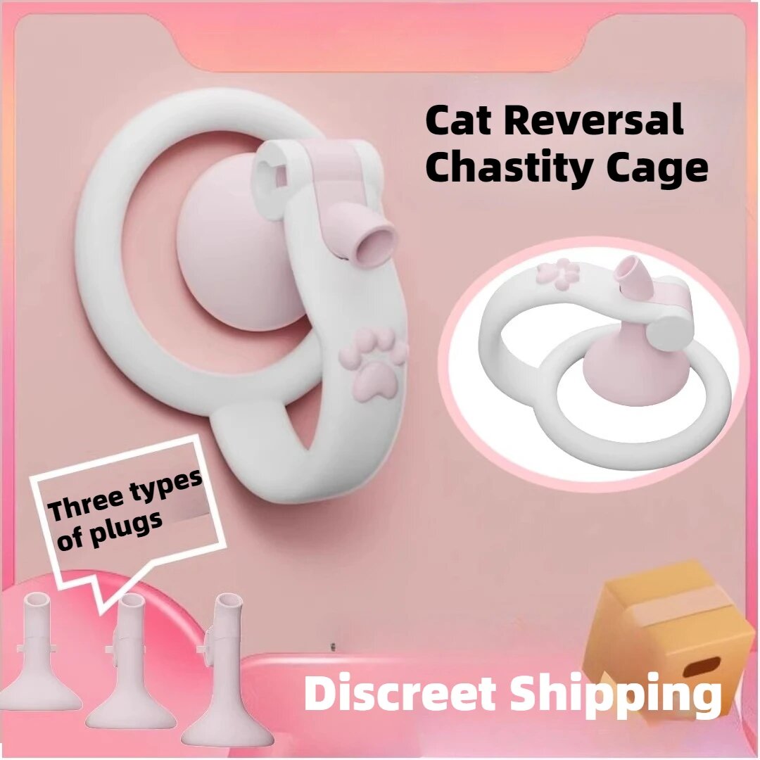 2026 Новая двусторонняя клетка целомудрия с отрицательным пенисом CB Lock Sissy Restraint SM 50mm