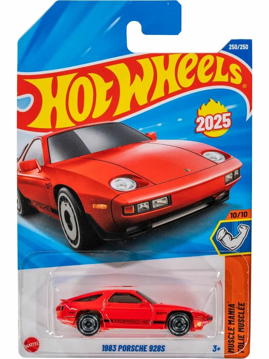 Машинка Hot Wheels 1983 Porsche 928S красный