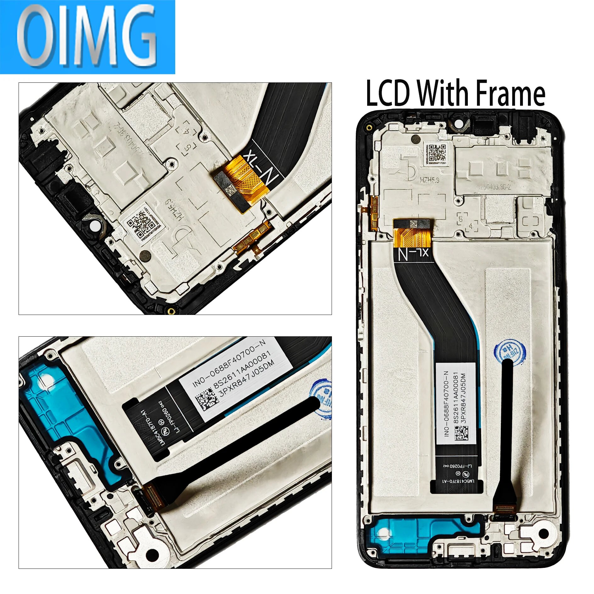 ЖК-дисплей с рамкой для Redmi 14C, LCD With Frame
