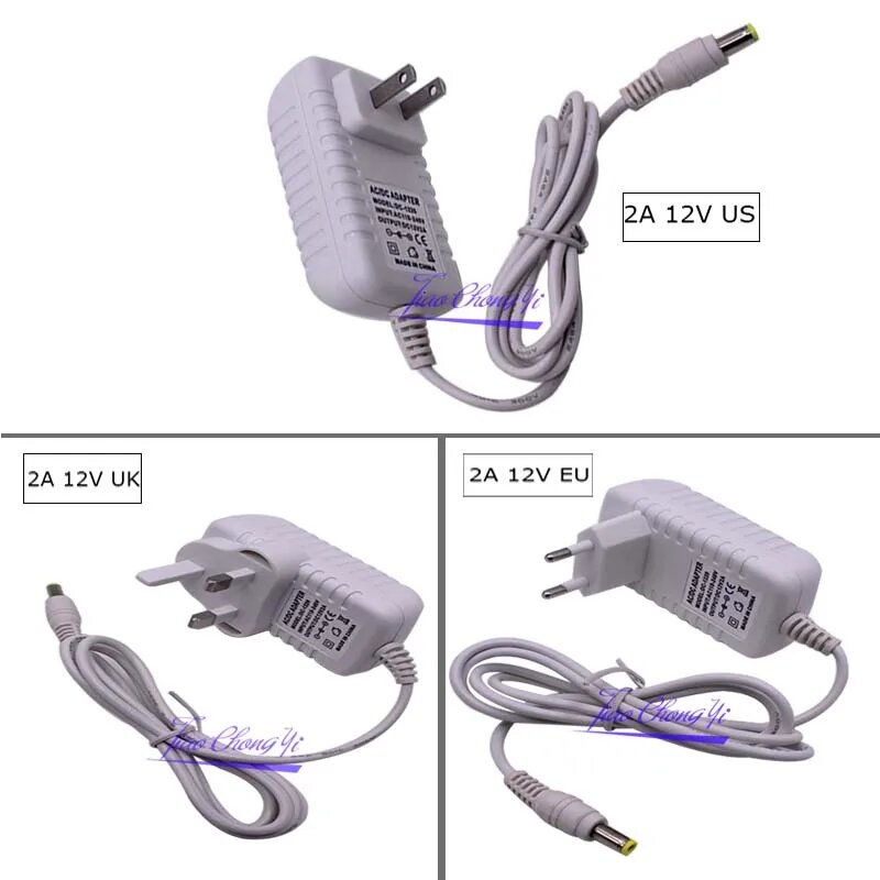 Адаптер питания 12V 3A EU plug белый — фото 1
