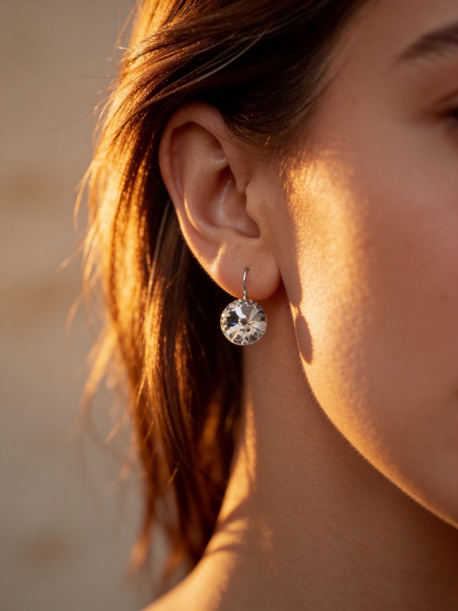 Серьги, кристаллы Swarovski