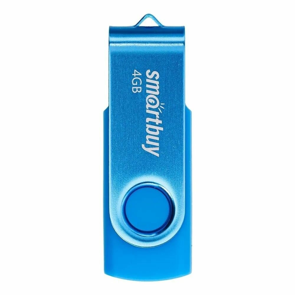 Smart buy Носитель информации Smartbuy USB Drive 4GB Twist Blue SB004GB2TWB