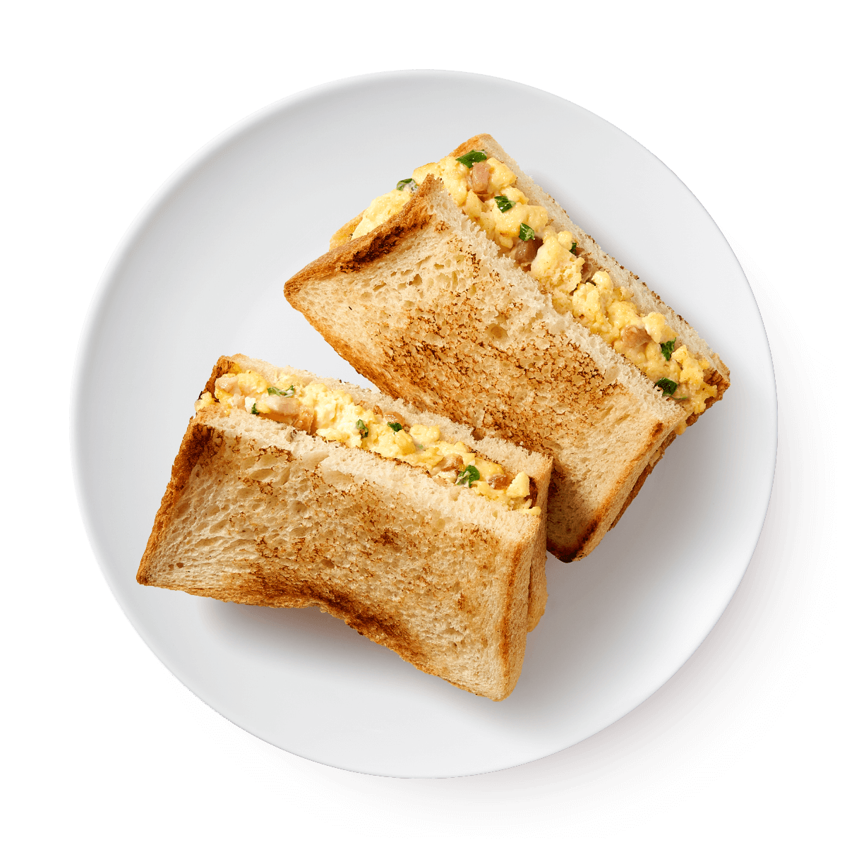 Сэндвич "Из Лавки" Eggsellent, с беконом, луком, яйцом, в пластиковой коробке, 2 шт.