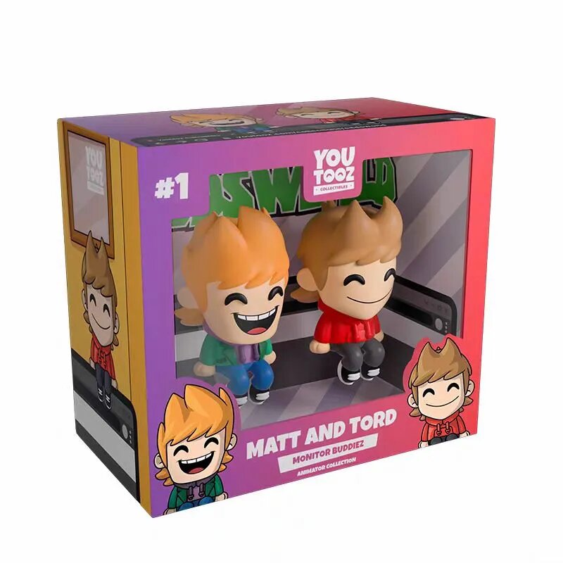 Youtooz Коллекционная фигурка " Eddsworld", Matt&Tord,6.6cm