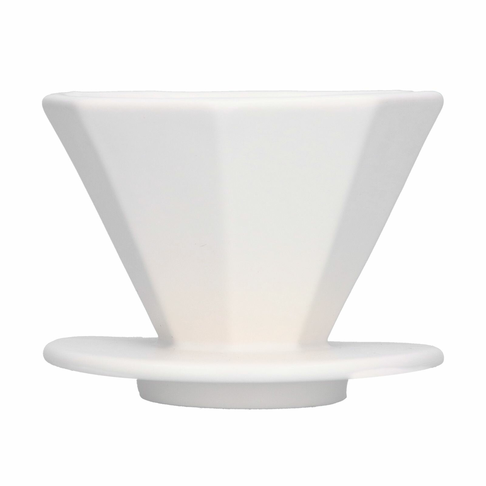 Керамическая кофейная капельница, портативная, белая, простой дизайн