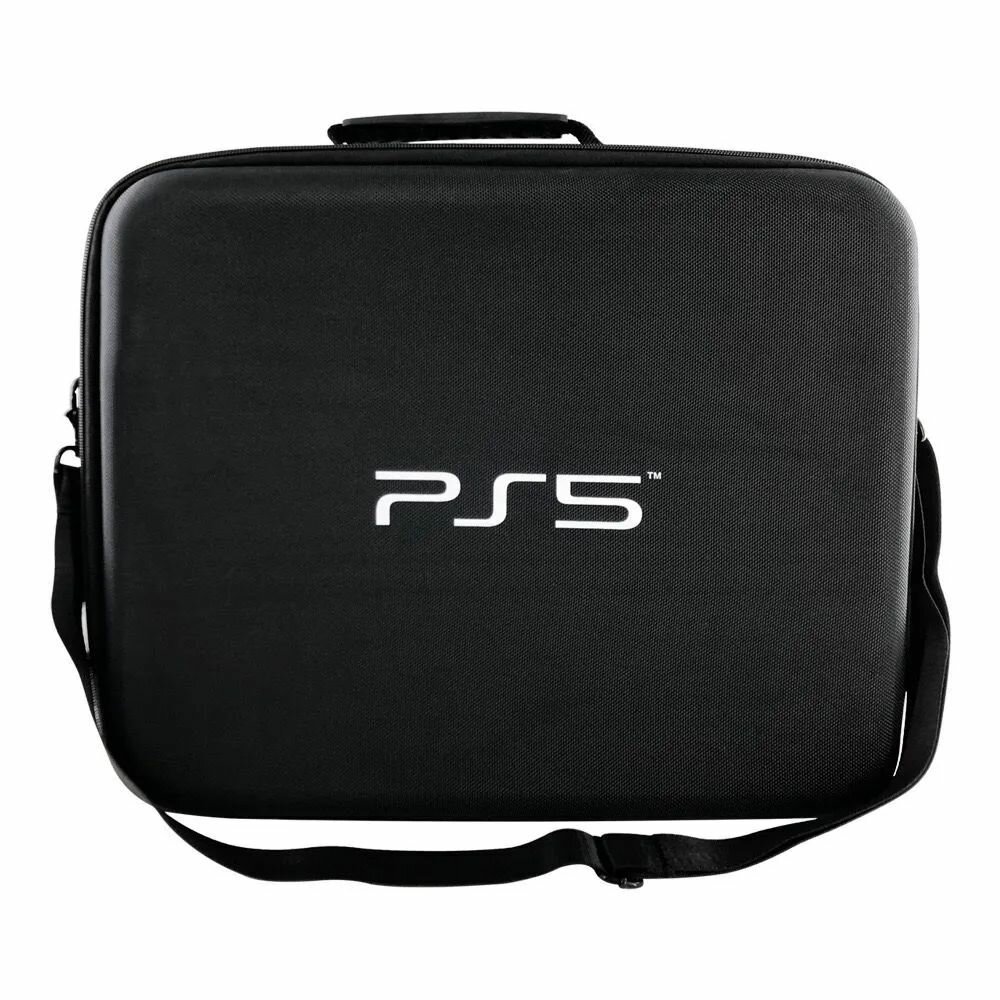 Сумка кейс для игровой приставки Sony PlayStation 5, цвет черный