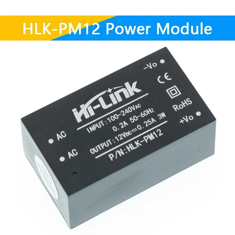 HLK-PM01 HLK-PM03 HLK-PM12 AC-DC 220 В до 5 В/3,3 В/12 В Мини-модуль питания Интеллектуальный бытовой переключатель HLK-5M05