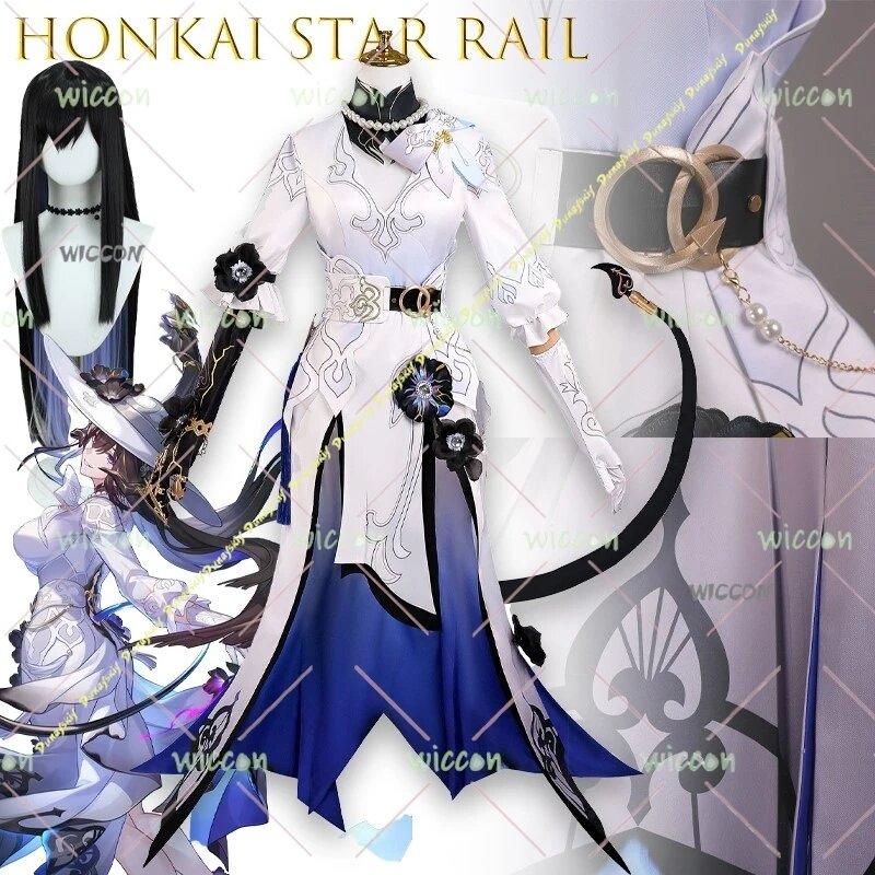 Косплей костюм Honkai Star Rail Dahlia Constance М, suit wig