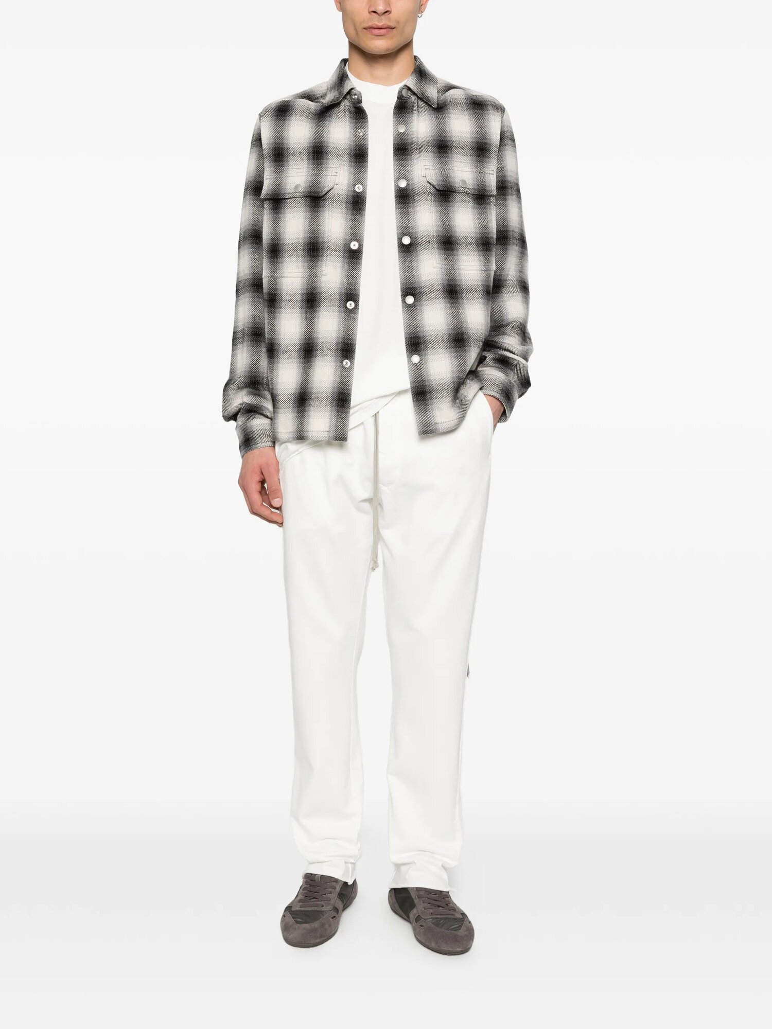 Топ Rick Owens Tarp, размер 50, white — фото 1