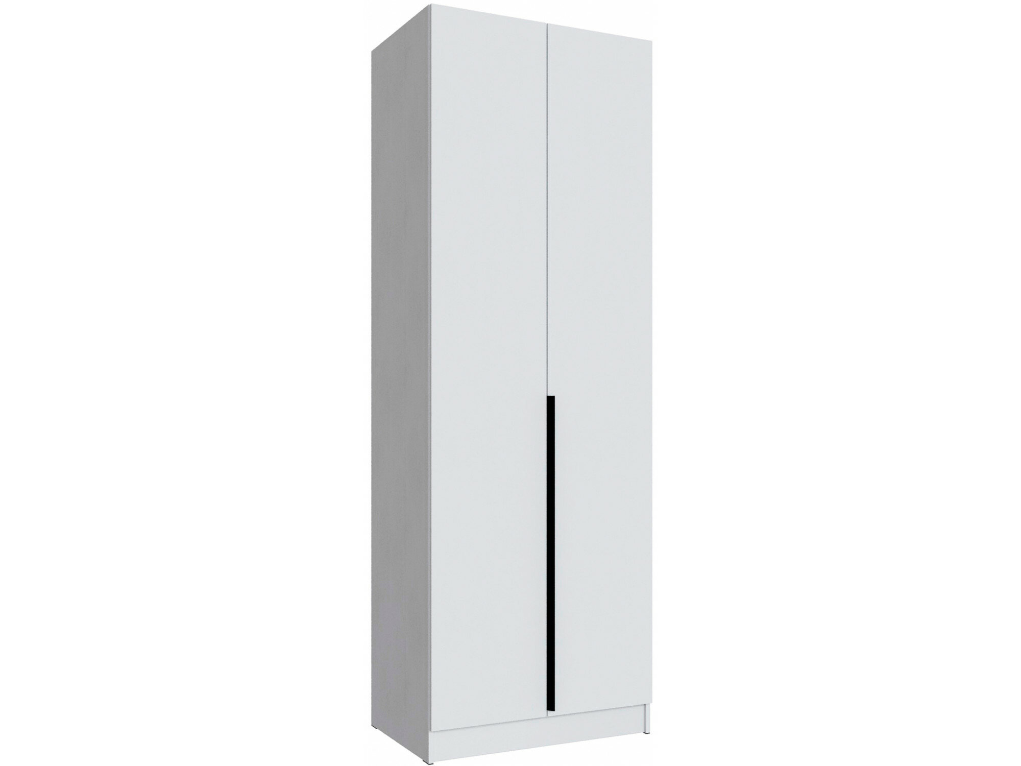 Шкаф двухстворчатый (0,8) с 2 ящ. внутри без зеркала, Белый