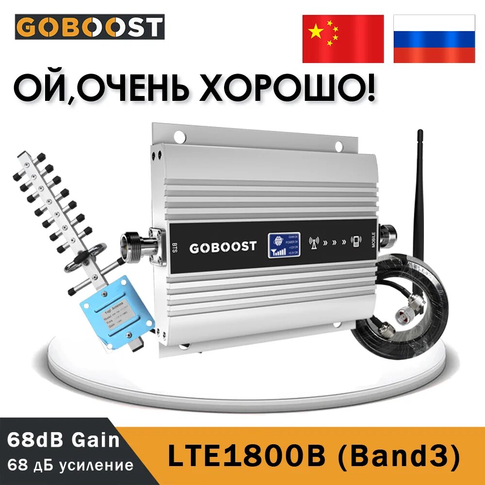 GOBOOST Комплект антенн для ретранслятора сигнала 3G 4G OPTION 1