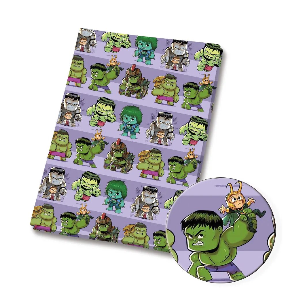 Ткань BEAST KINGDO Marvel 140x50 см с мультяшным принтом, для пэчворка, детского домашнего текстиля, шитья кукольных платьев, штор, полиэстер-хлопок
