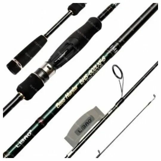 Спиннинг BASS HUNTER, штекерный, 2 секции, длина 2.4м, тест 3-10гр, от фирмы Libao