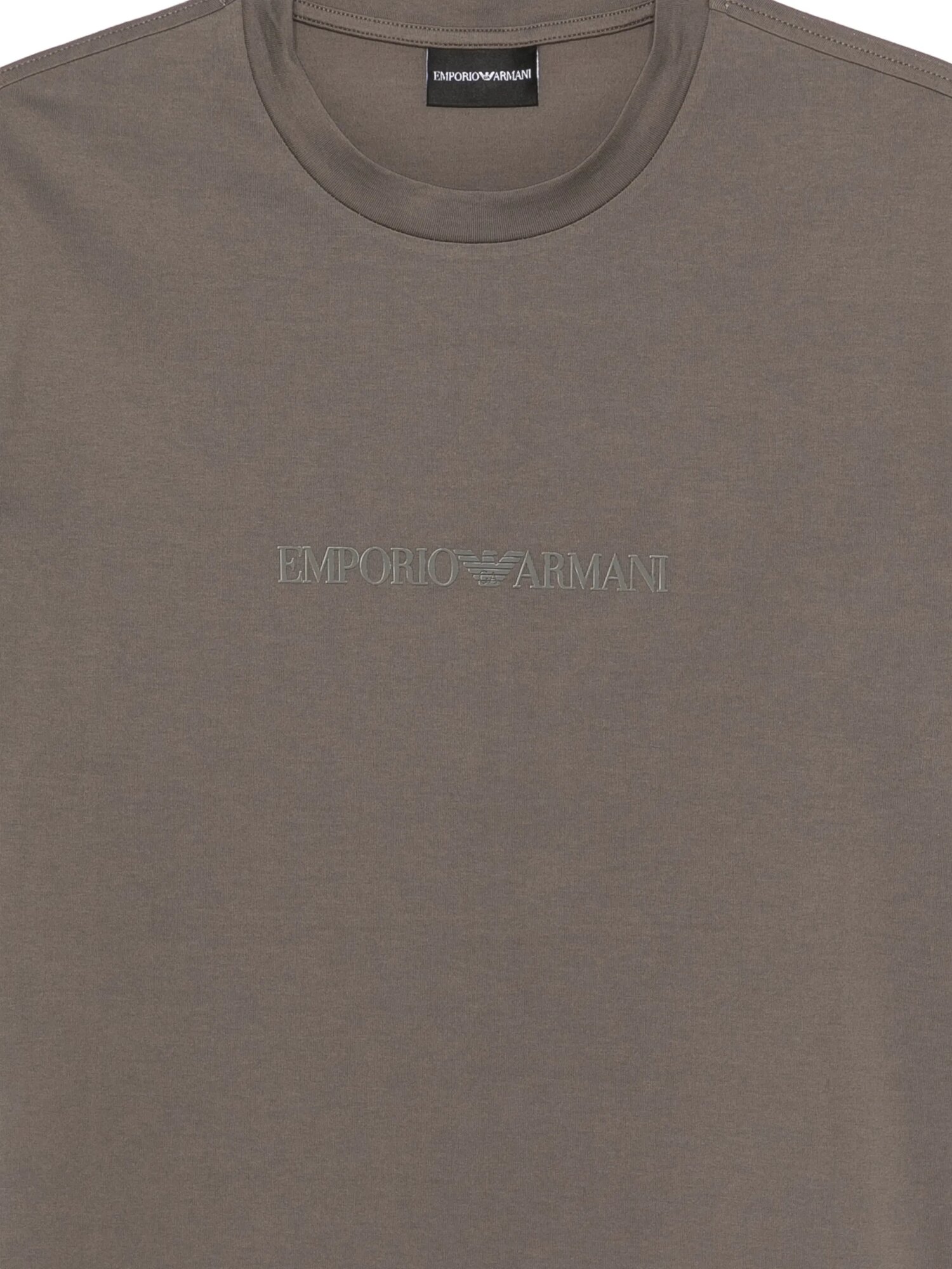 Футболка EMPORIO ARMANI, размер 52, brown — фото 1