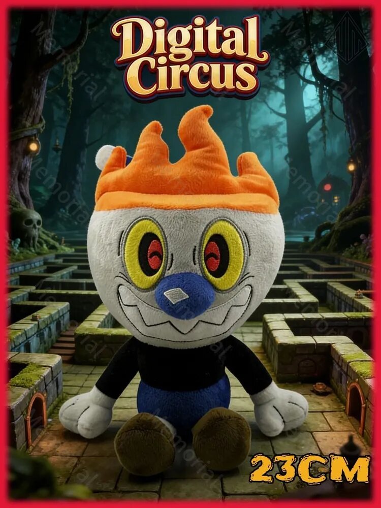 Мягкая Игрушка The Amazing Digital Circus Jax-Suit Pomni 23cm Мягкая плюшевая игрушка