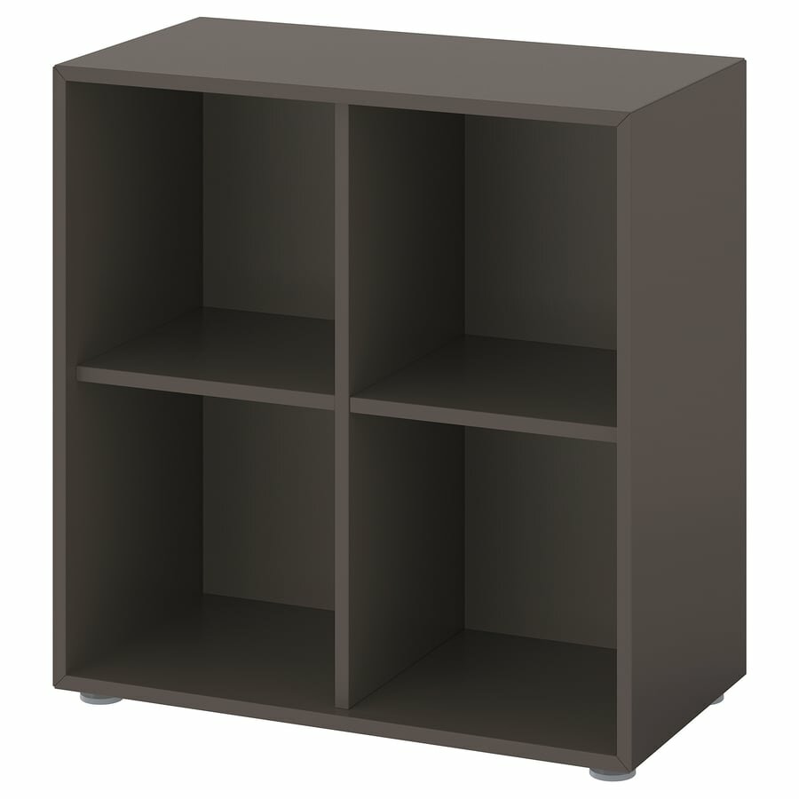 Стеллаж книжный IKEA EKET цвет темно-серый 70x35x72 см 993.068.60