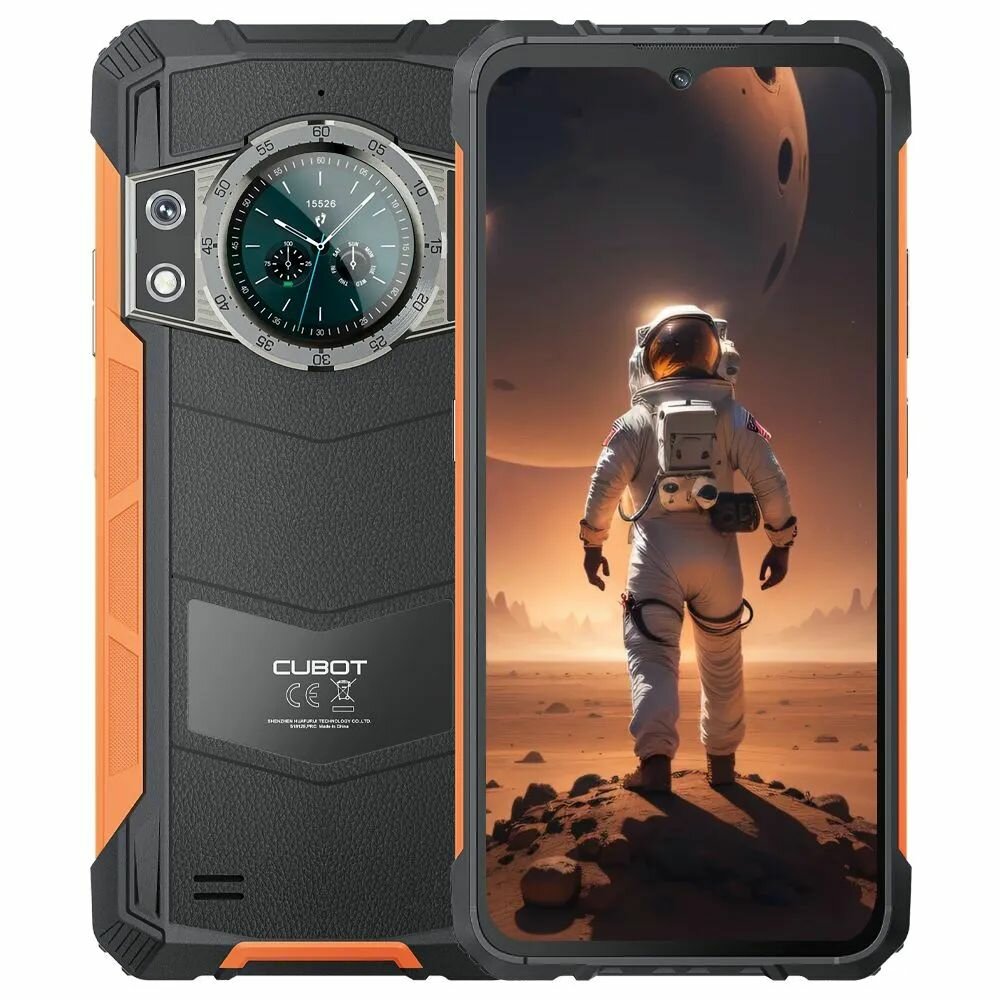 Смартфон CUBOT KingKong Ace 3 8/256 ГБ, черный, оранжевый