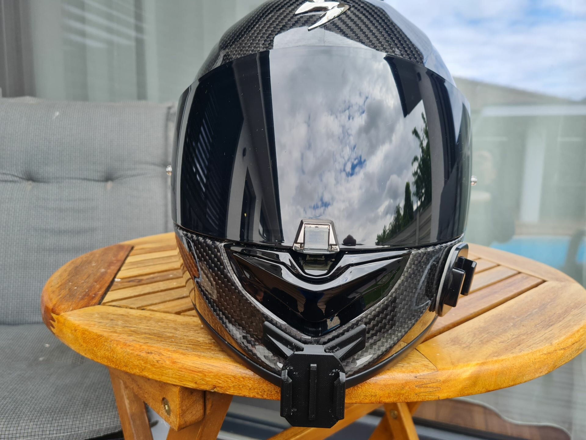 Scorpion EXO 1400 крепление GoPro