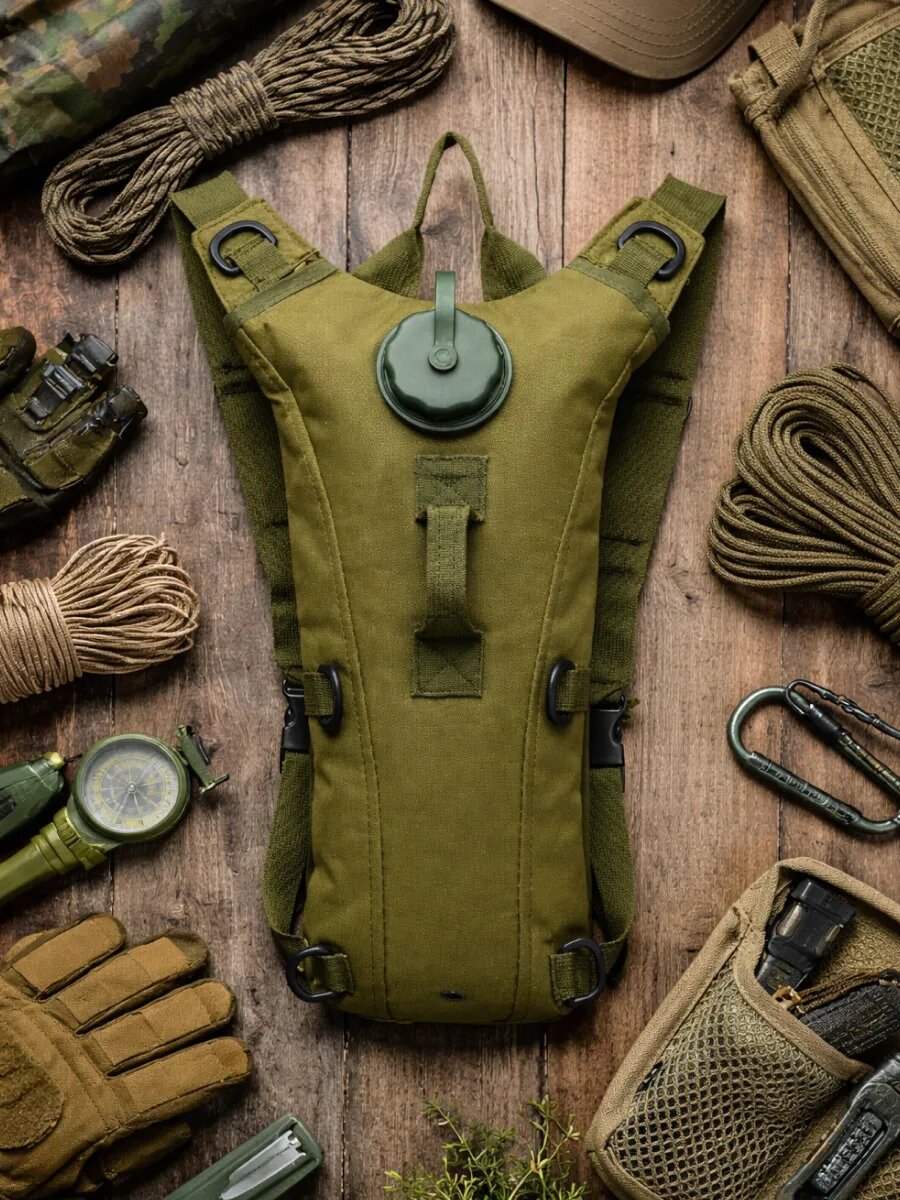 Армейский рюкзак-гидратор питьевая система для воды 3 литра 44,5 см