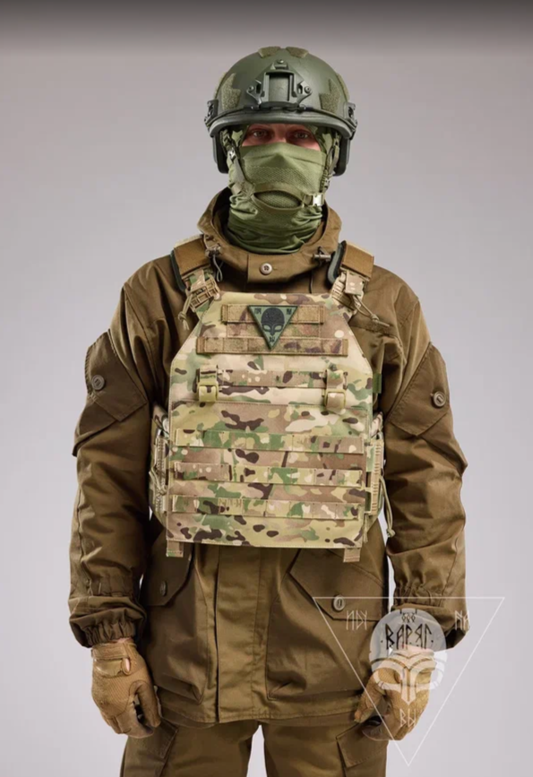 Бронежилет плитник Воевода 14/23 XL БР-1 Мультикам VPl-001-MK